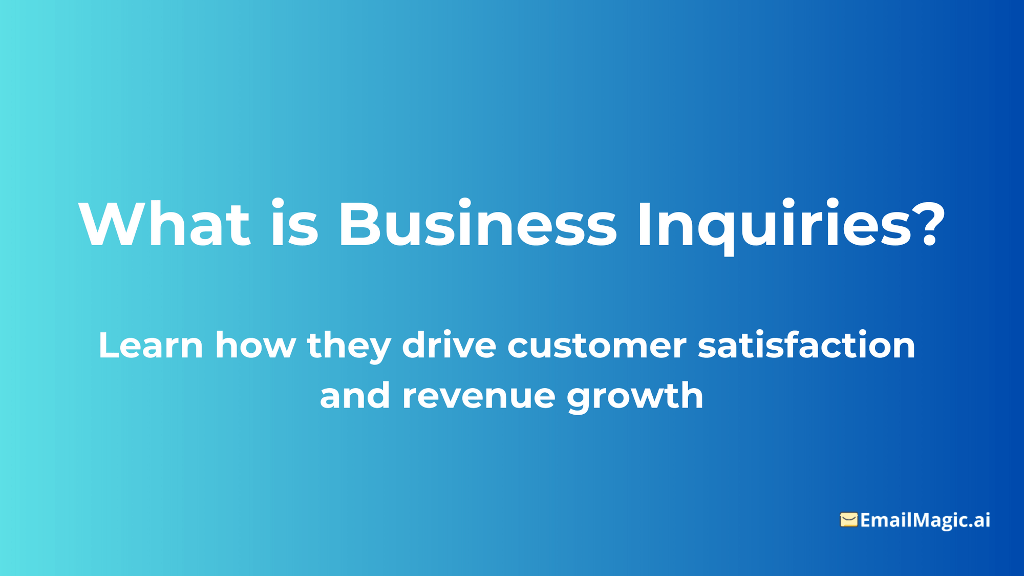 What is business inquiries?