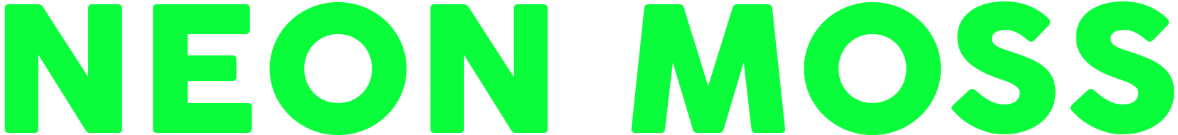 Neon Moss | Product Development Studio