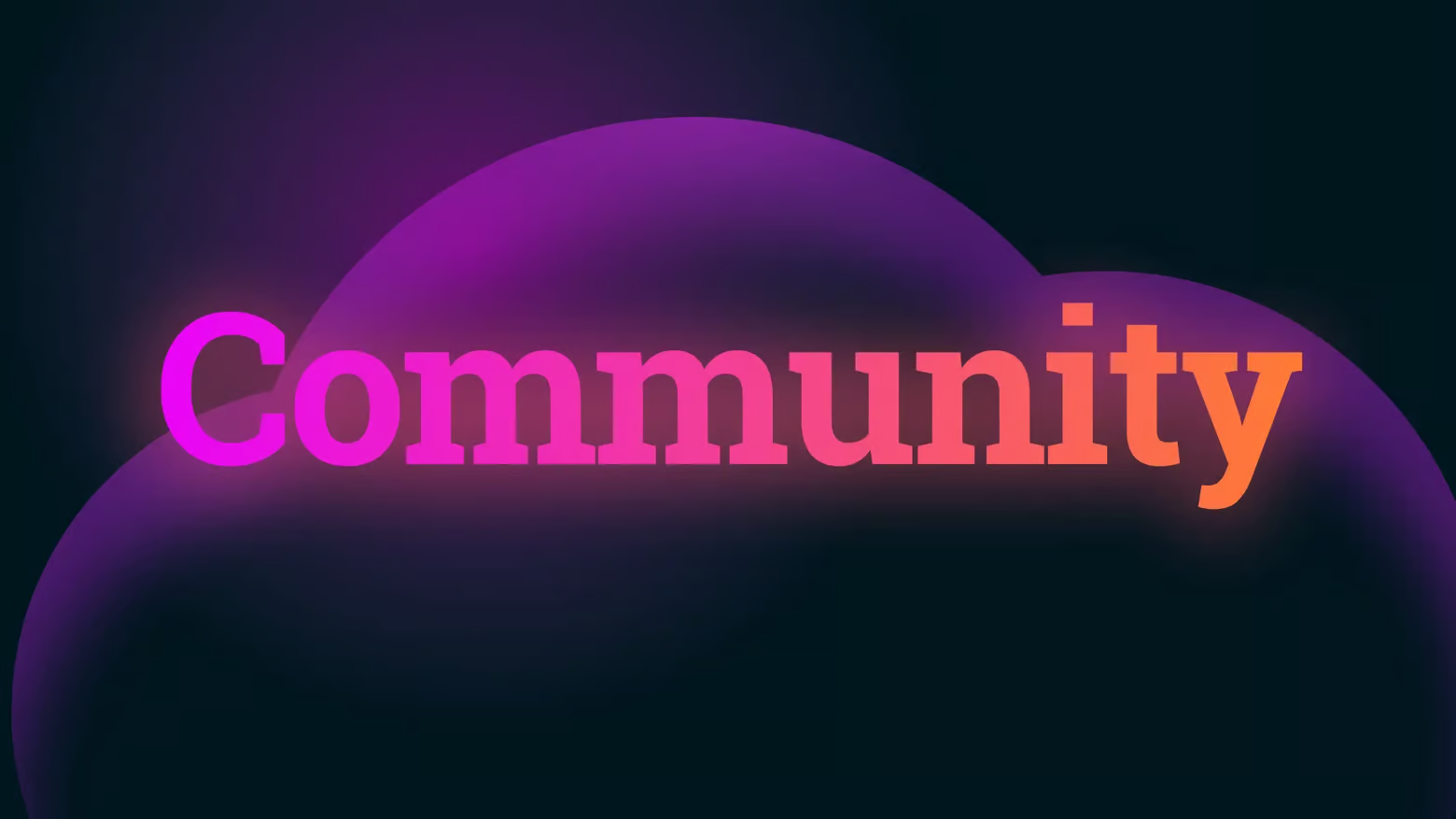 Announcing The Community Plan