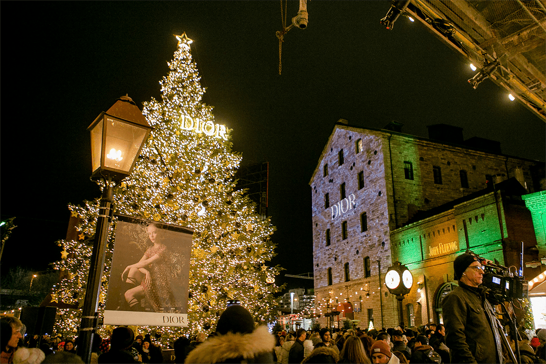 Eat It Up Media - DIOR / The Distillery Winter Village