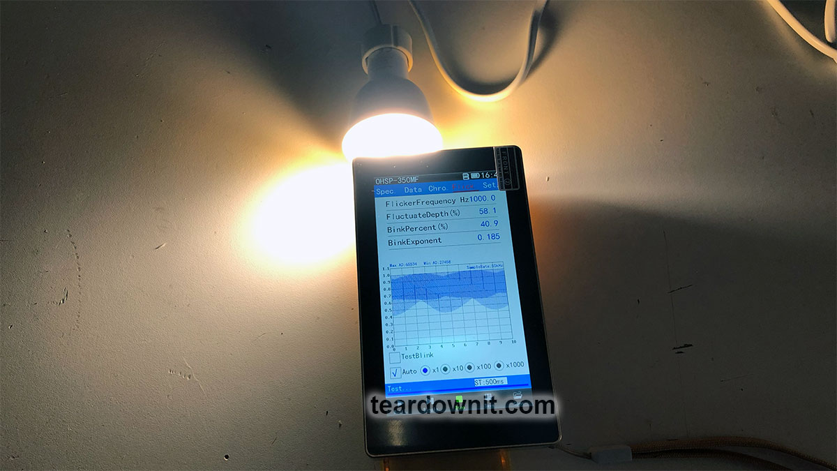 Shelly RGBW2 controller and Shelly Duo RGBW bulb. Dangerous light pulsations. | teardownit ...