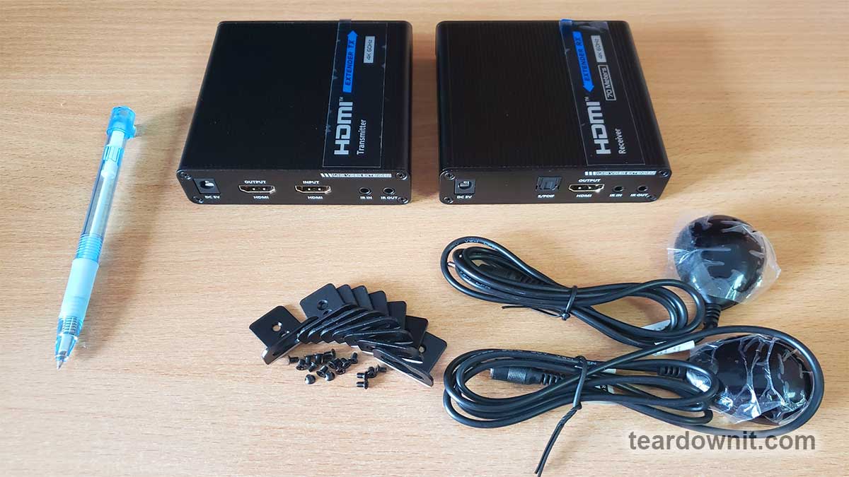 4K60Hz twisted pair HDMI extender with ARC function | teardownit | Hackaday.io