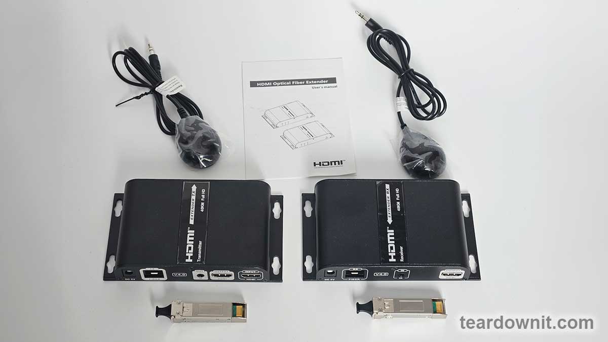 HDMI extender over optical fiber | teardownit | Hackaday.io