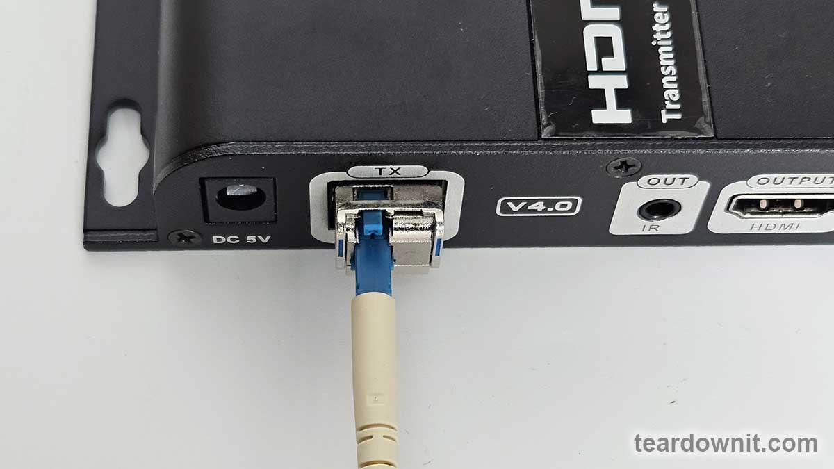 HDMI extender over optical fiber | teardownit | Hackaday.io