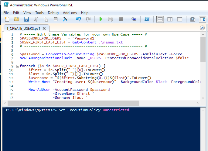 Active Directory Project