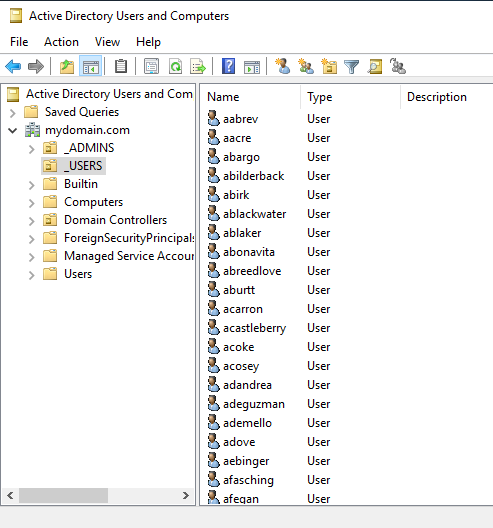 Active Directory Project