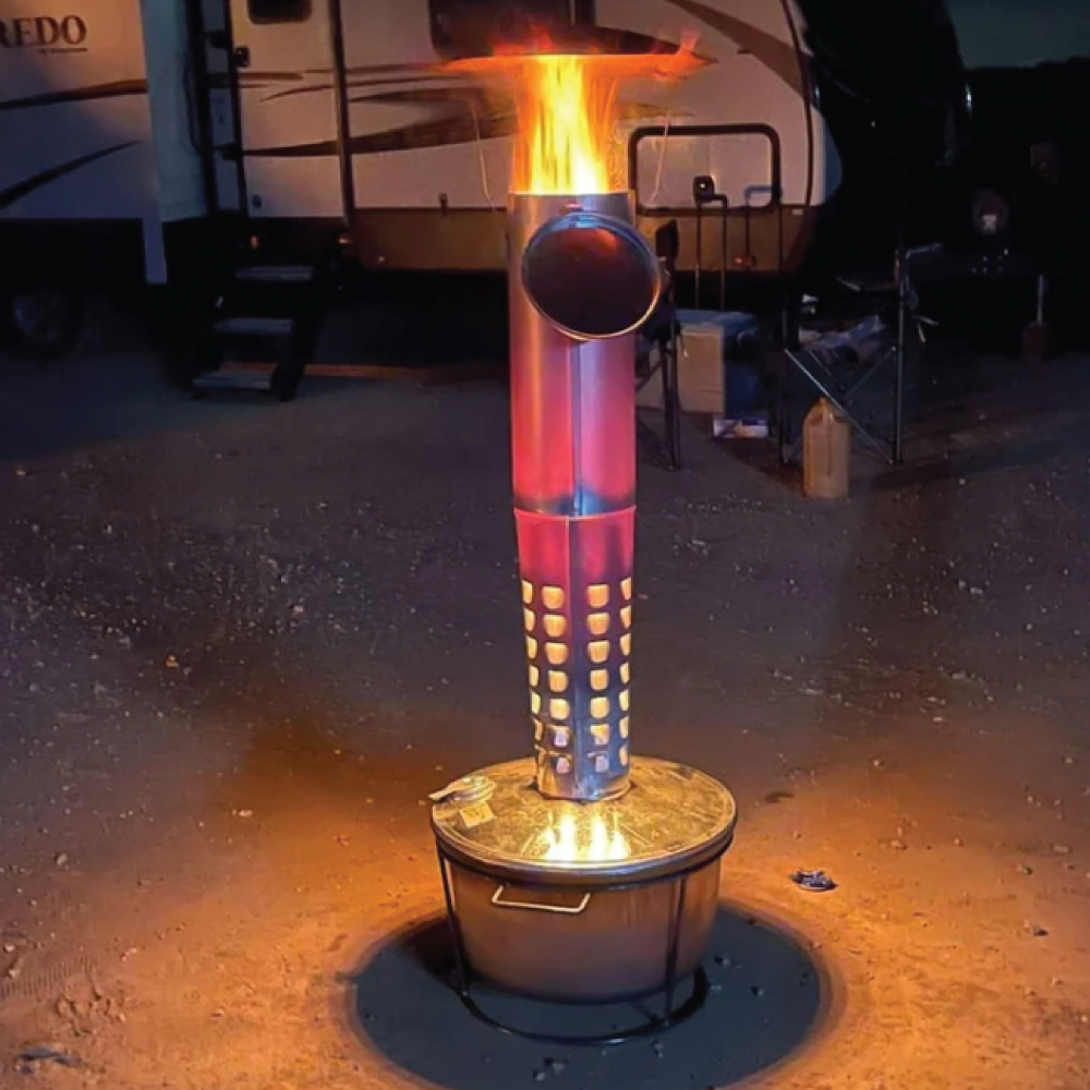 Smudge Pot Direct Outdoor Heater w/ Stand and Heat Dish | Outdoor ...