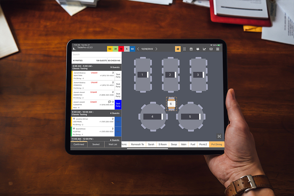 TablePro | CellarPass