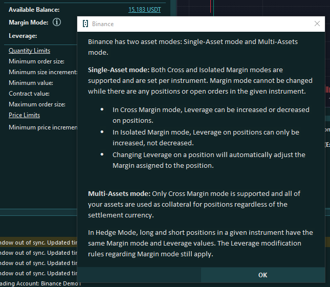 Why can't I adjust my leverage and margin mode?