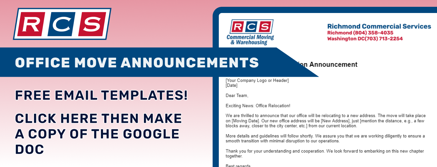 Office Move Announcement