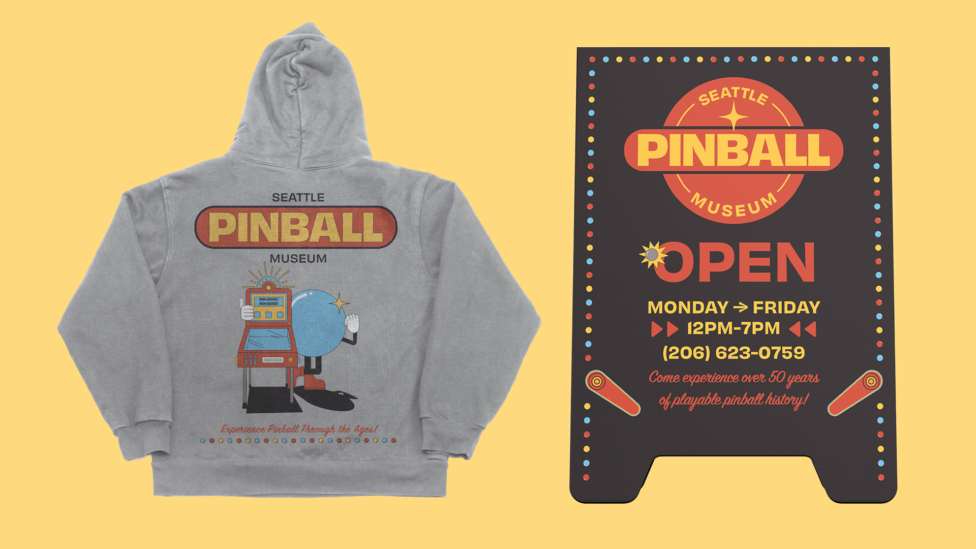 Seattle Pinball Museum by Philip Patterson — Graphic Design