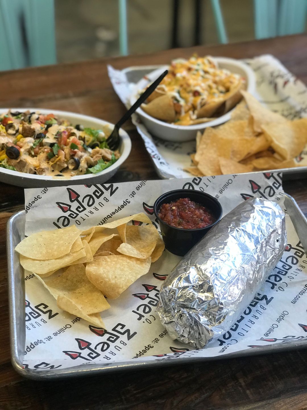 3 Pepper Burrito - Made from scratch