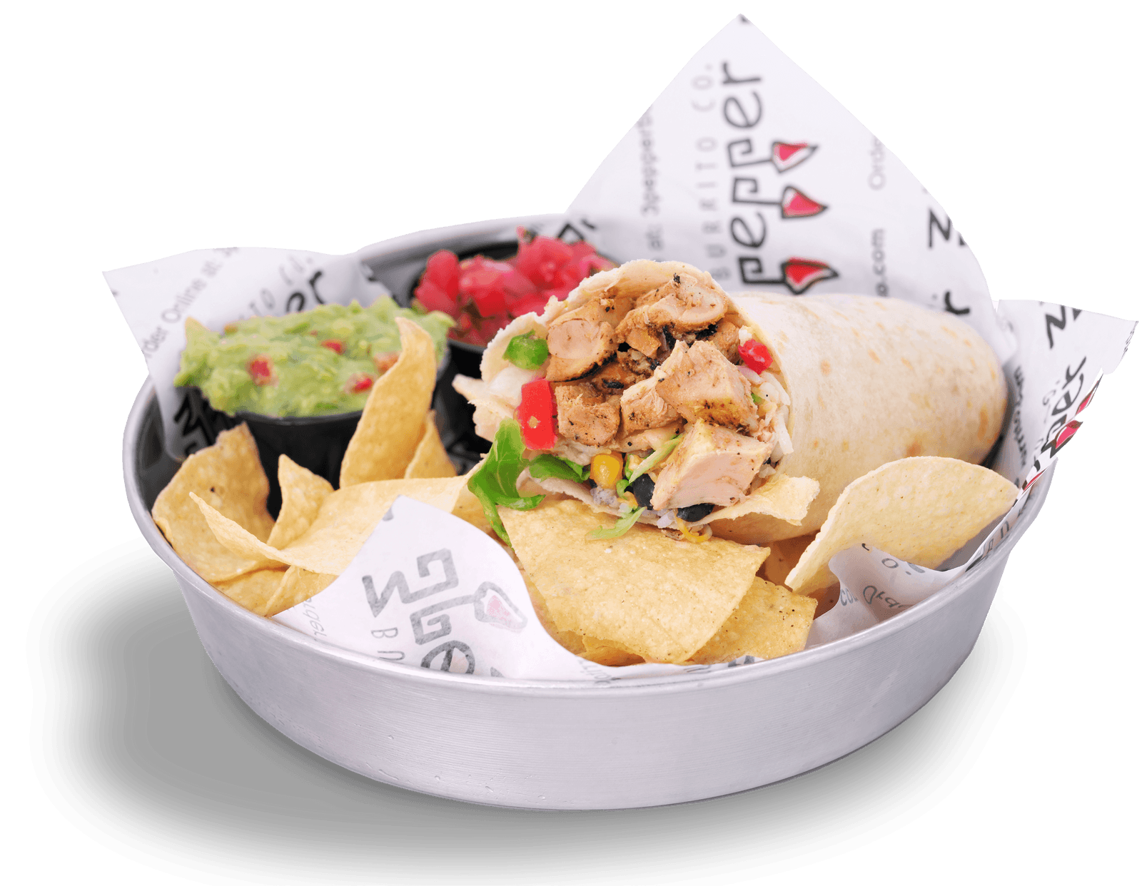 3 Pepper Burrito - Made from scratch