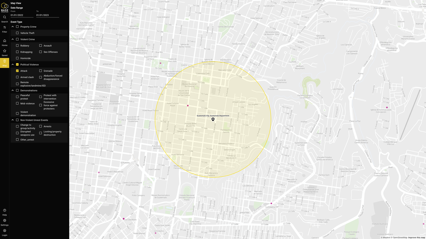 Crime in Guatamala City | Base Operations