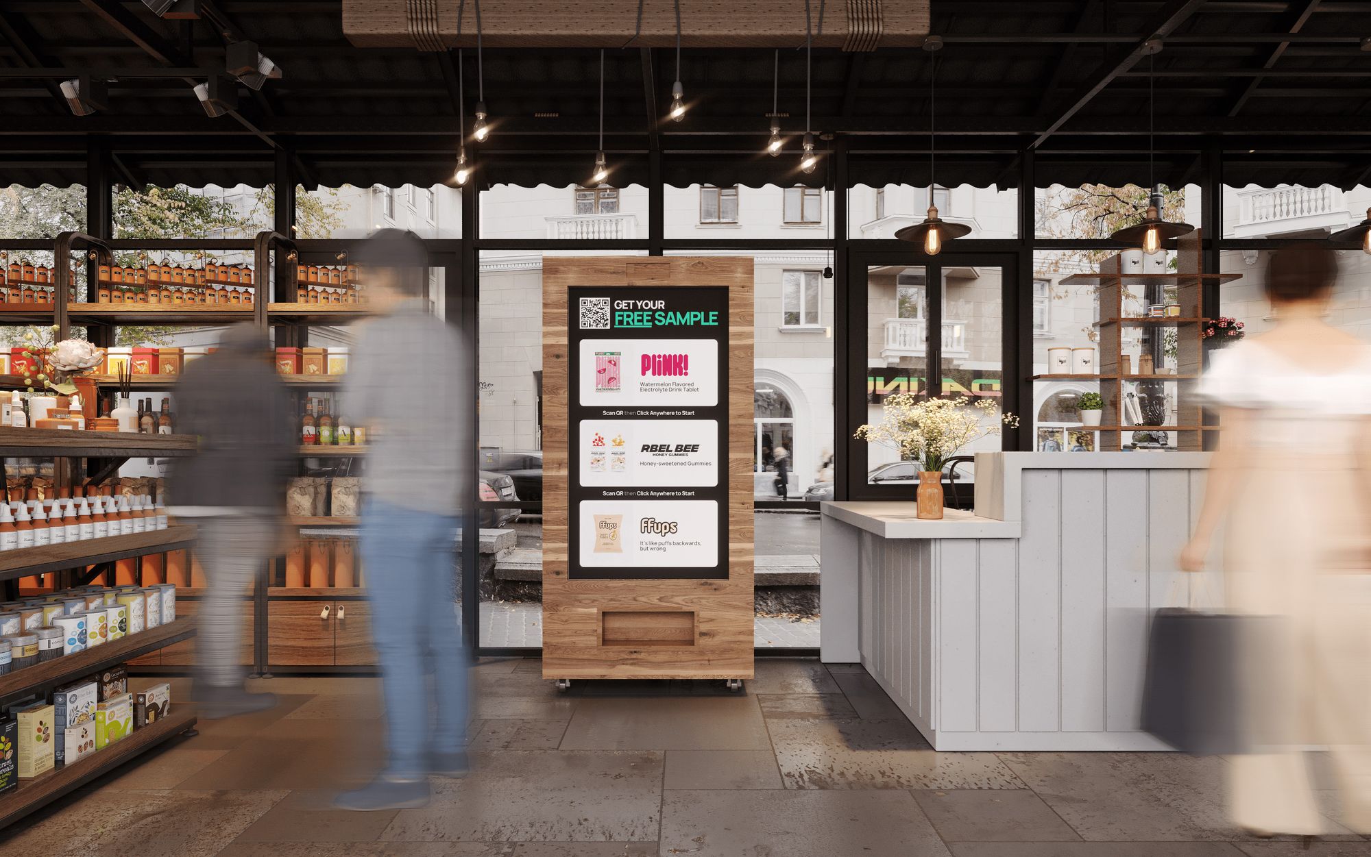 Showdrop: Smart Sampling Stations