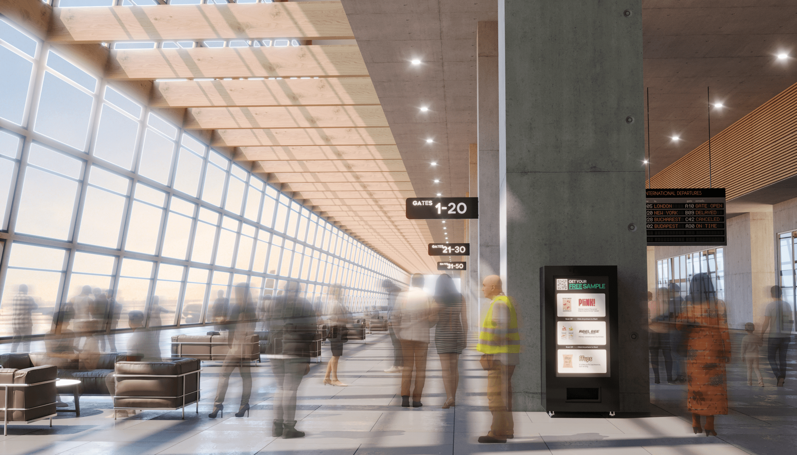 Showdrop: Smart Sampling Stations