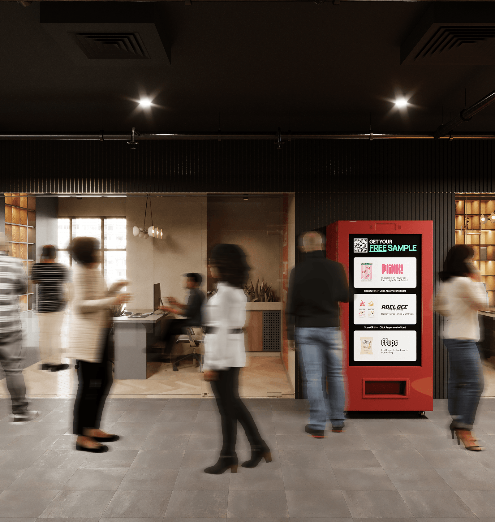 Showdrop: Smart Sampling Stations