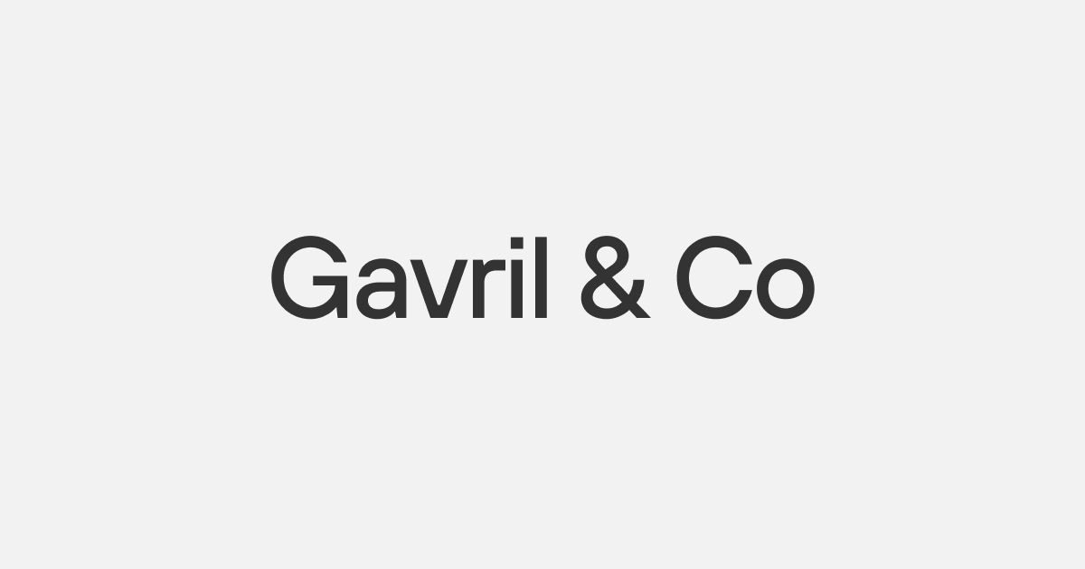 Gavril & Co – studio de design multidisciplinaire