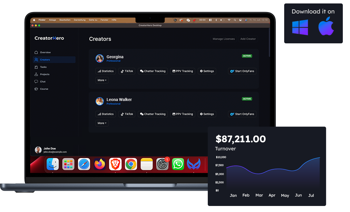 CreatorHero - Download Desktop App