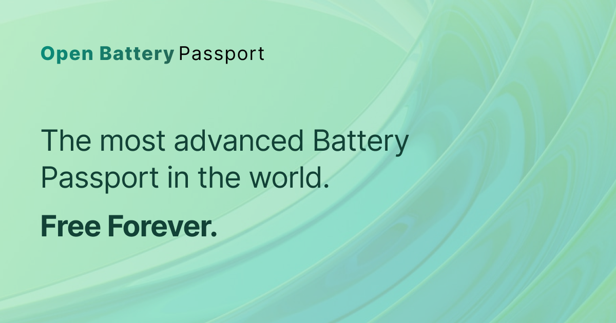 Additional Products & Services | Open Battery Passport