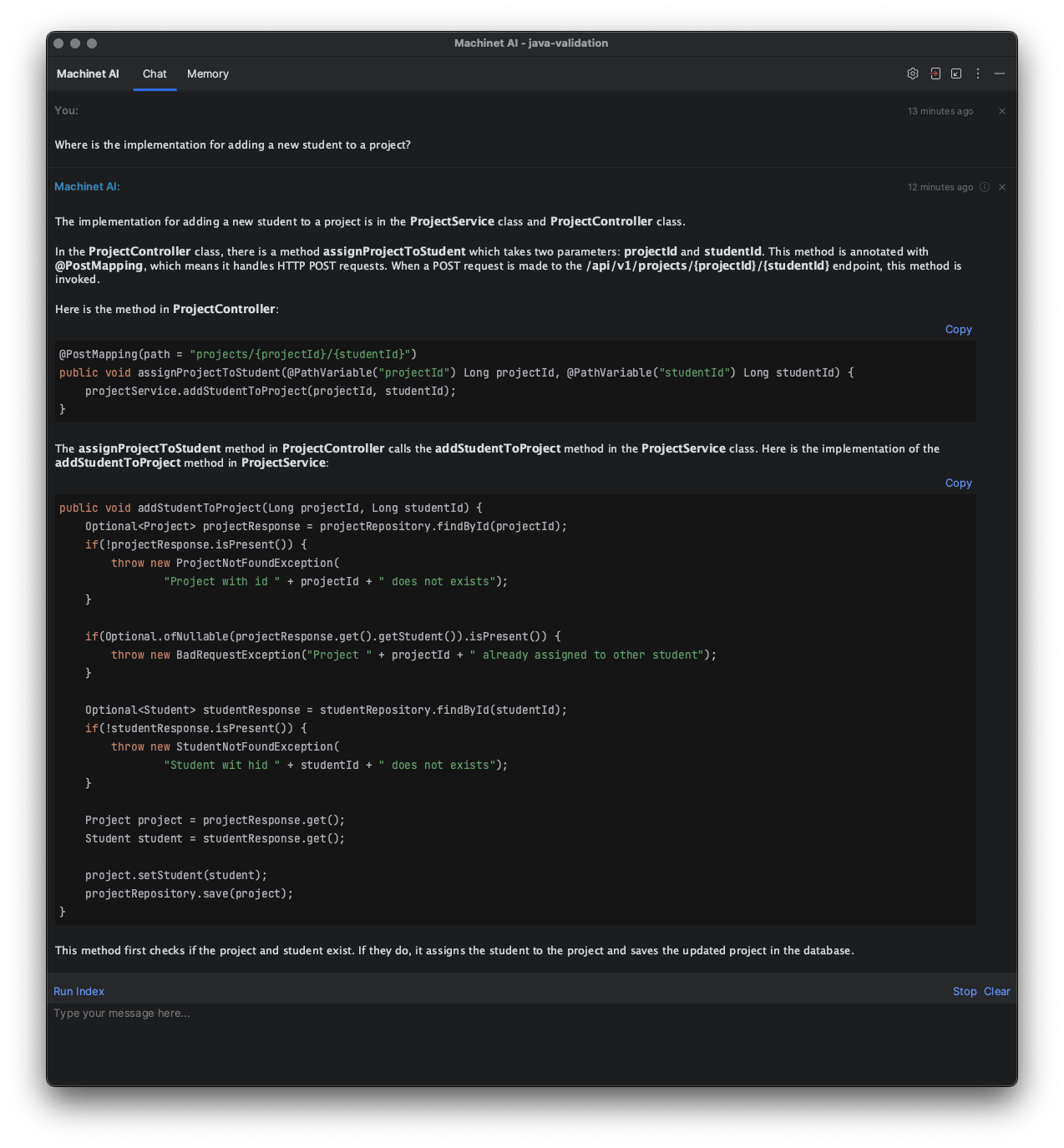 Guide to Project Indexing in Machinet AI – Machinet's Blog