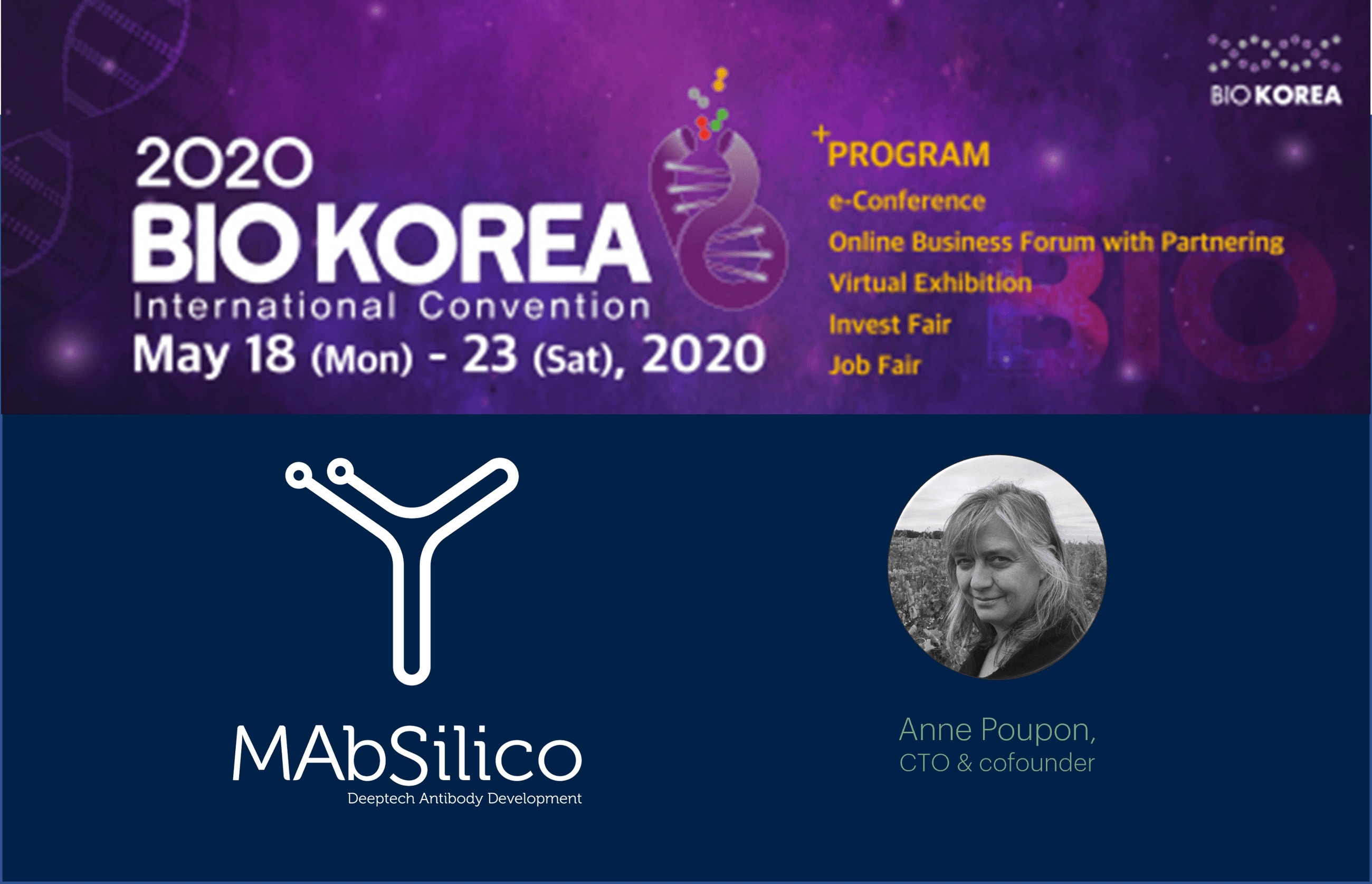 MAbSilico presents its tools at the BIO Korea in partnership with Y ...