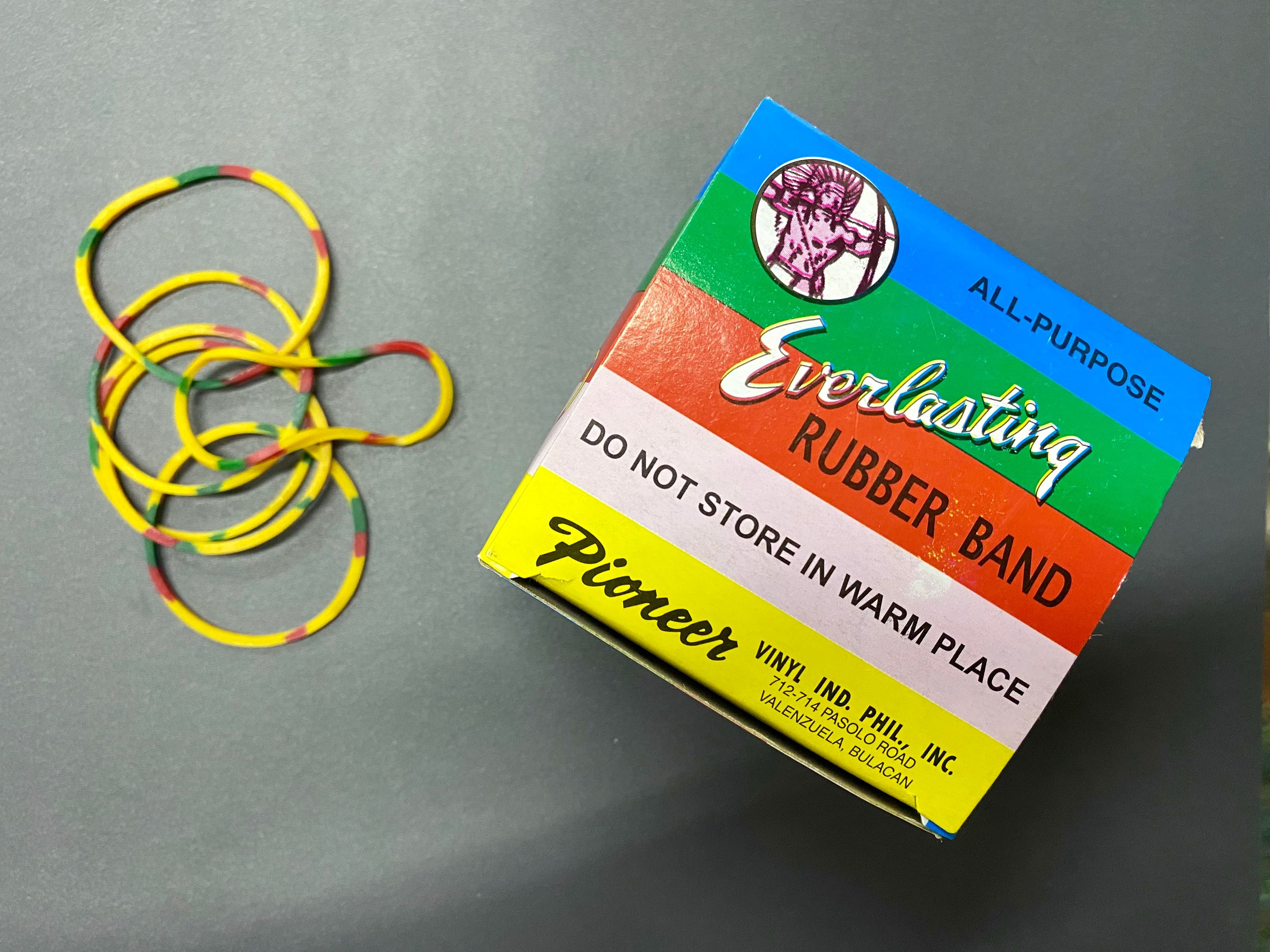 Manuel Stationery | Everlasting Multicolor Rubber Band (Small)