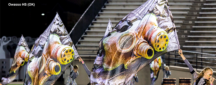 Color Guard Flags | Products | Flash Visual Media