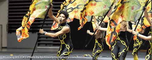 Color Guard Flags | Products | Flash Visual Media