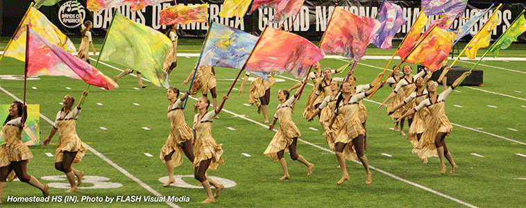 Color Guard Flags | Products | Flash Visual Media