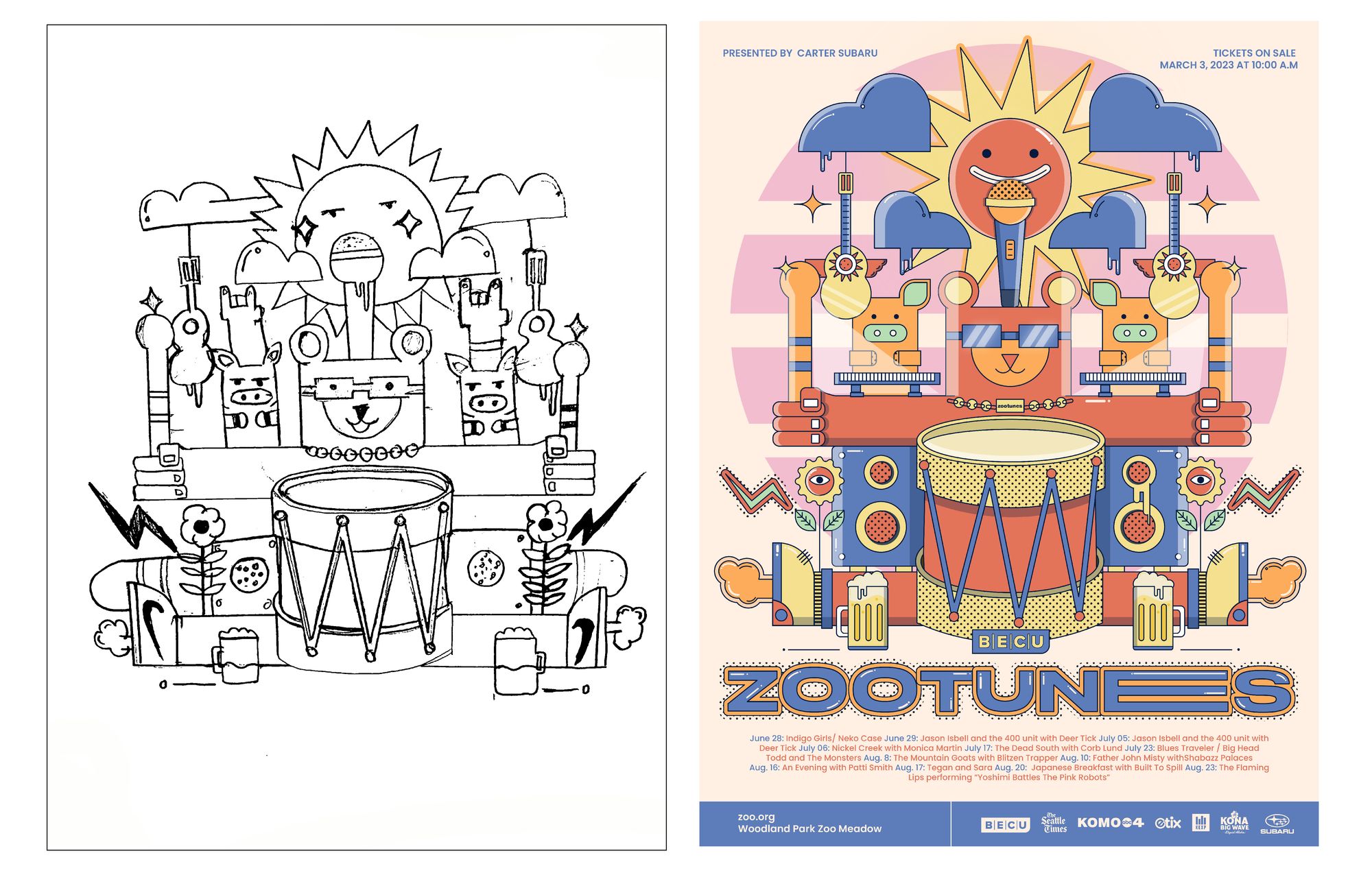 BECU Zootunes Concert Campaign