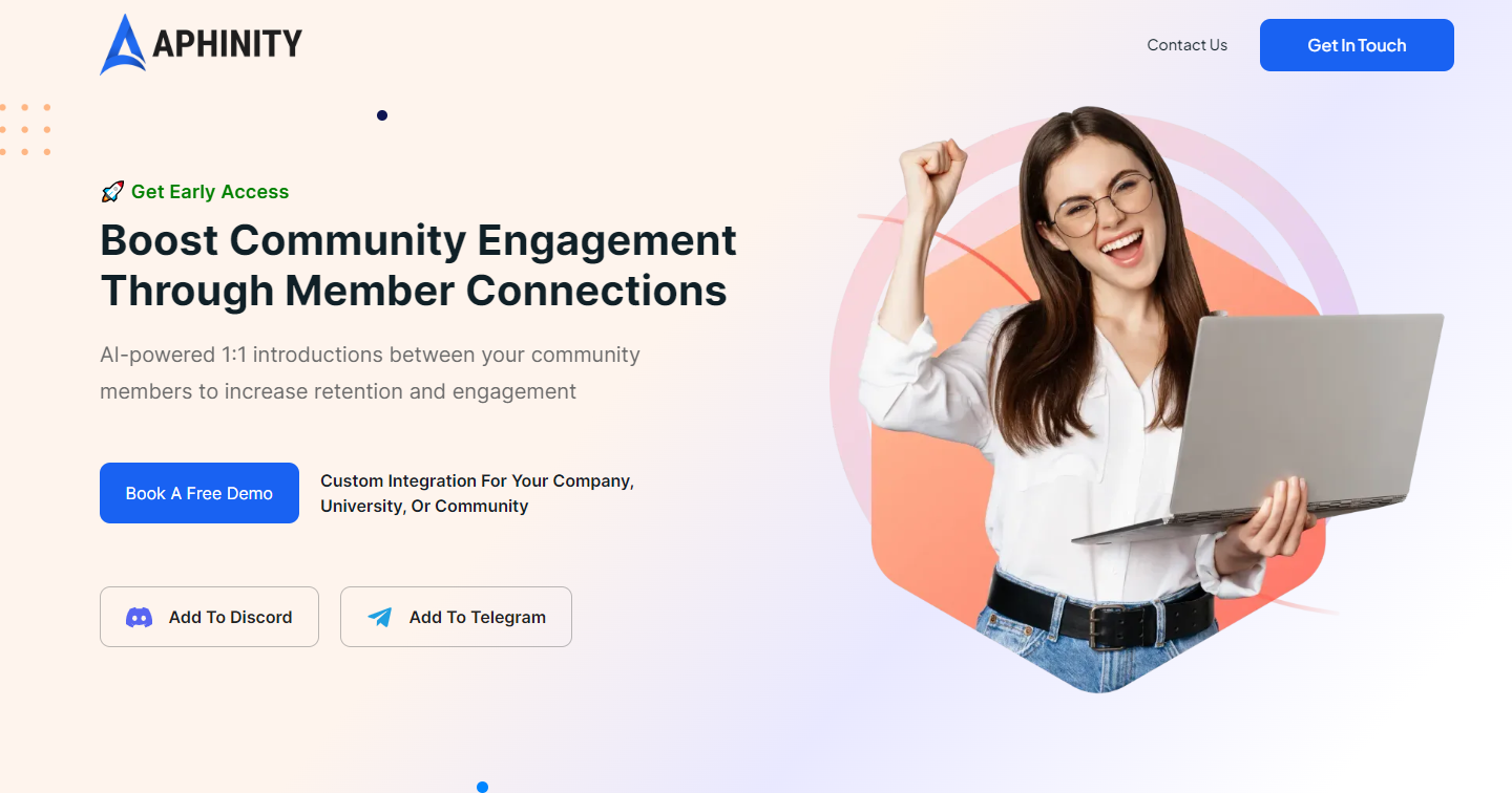 Aphinity - Smart 1:1 Networking for Communities
