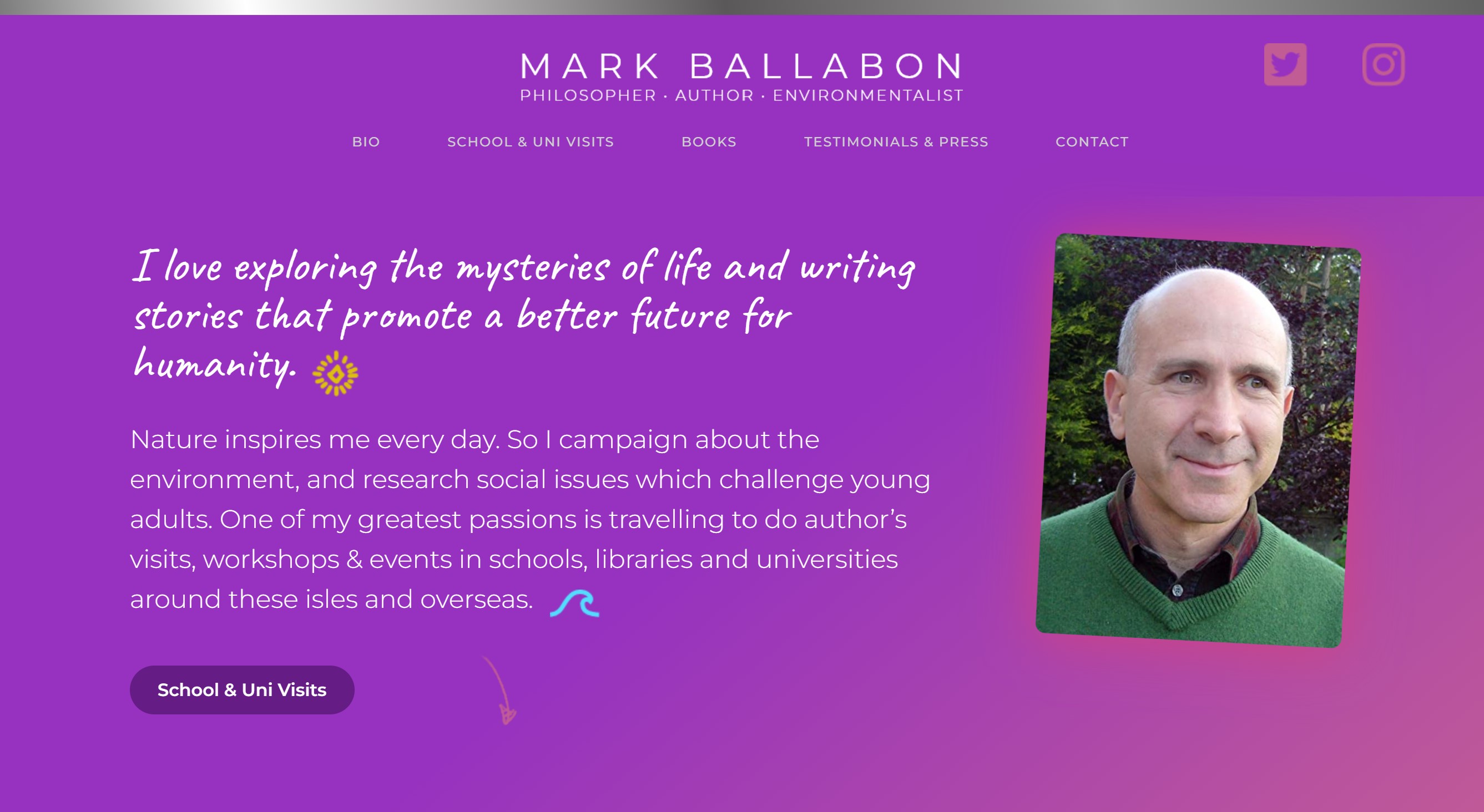 Mark Ballabon website