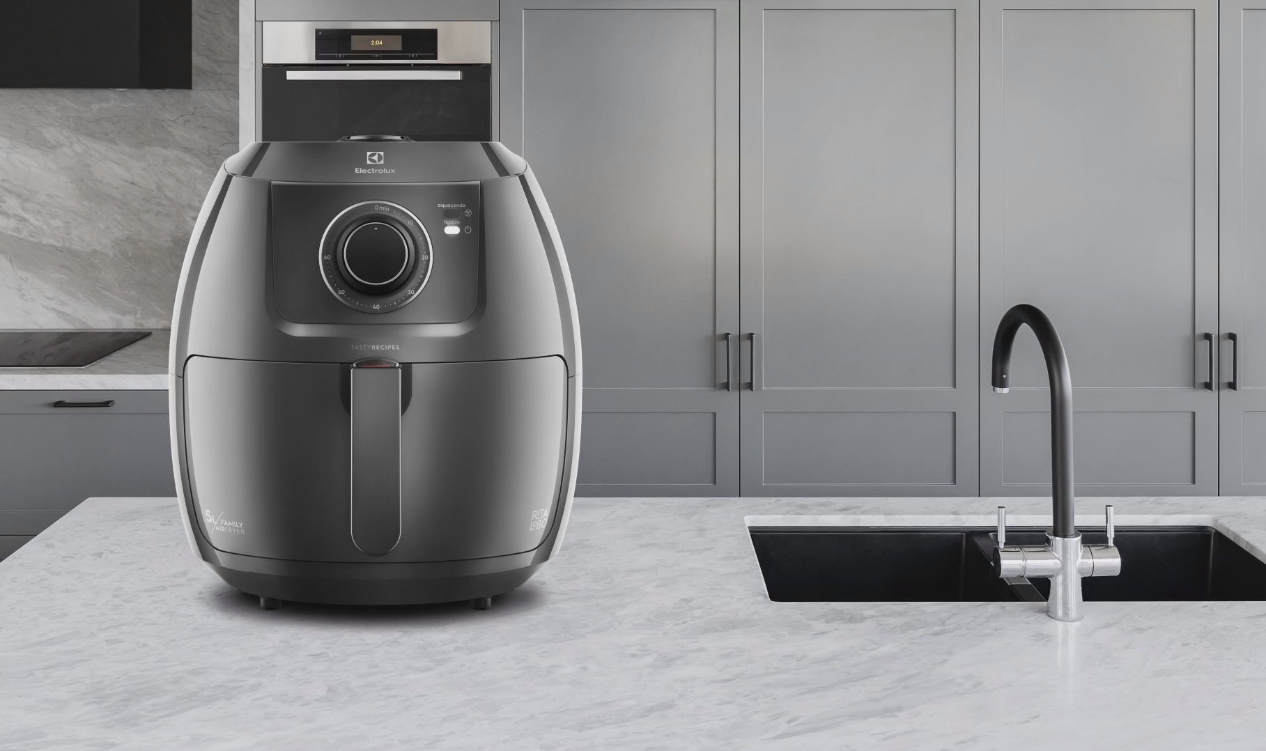 EAF50 - AirFryer Electrolux 5L Grafite Family Efficient por Rita Lobo ...