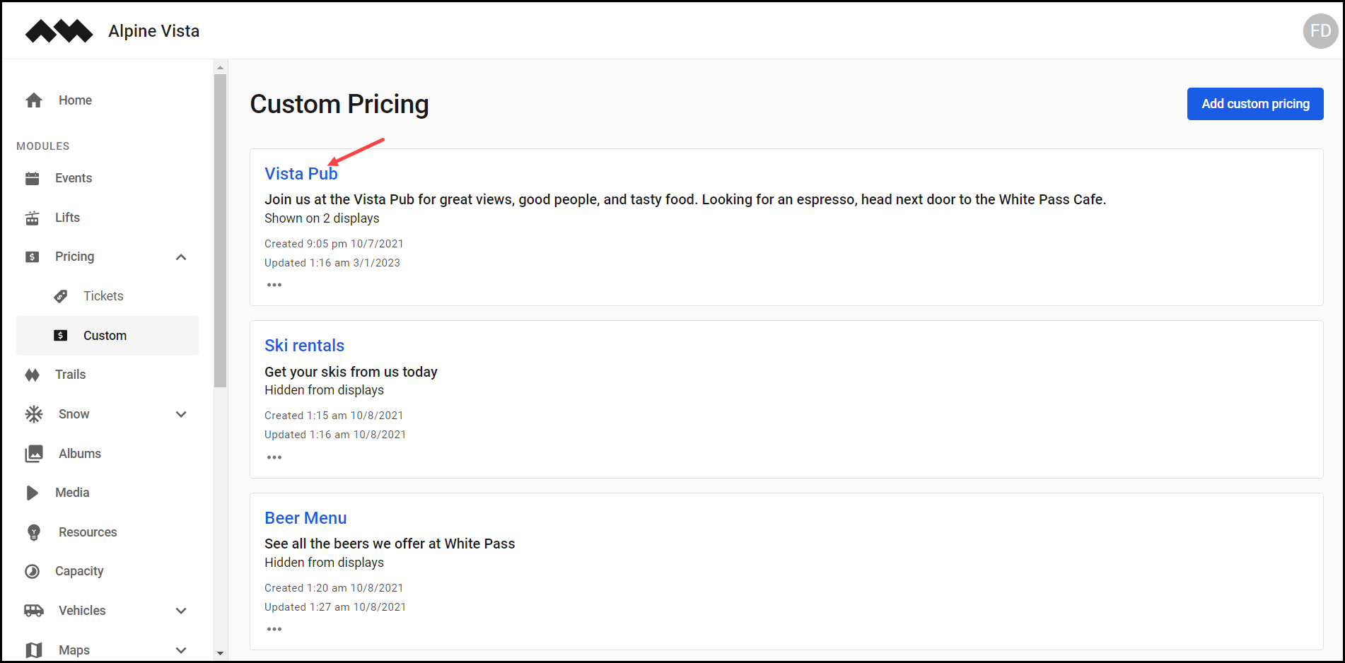 How to Access Custom Pricing?