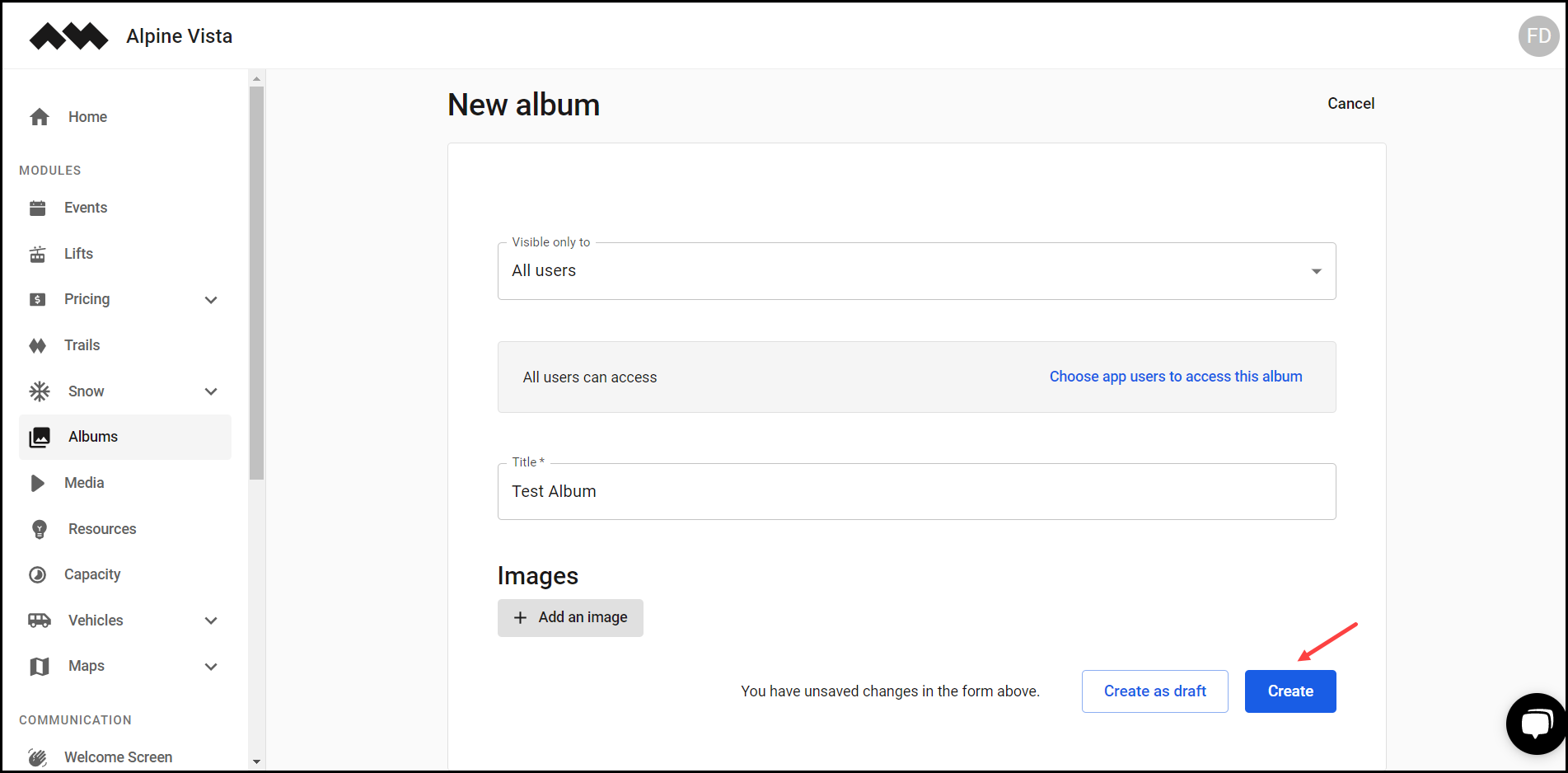 How to Create an Album?