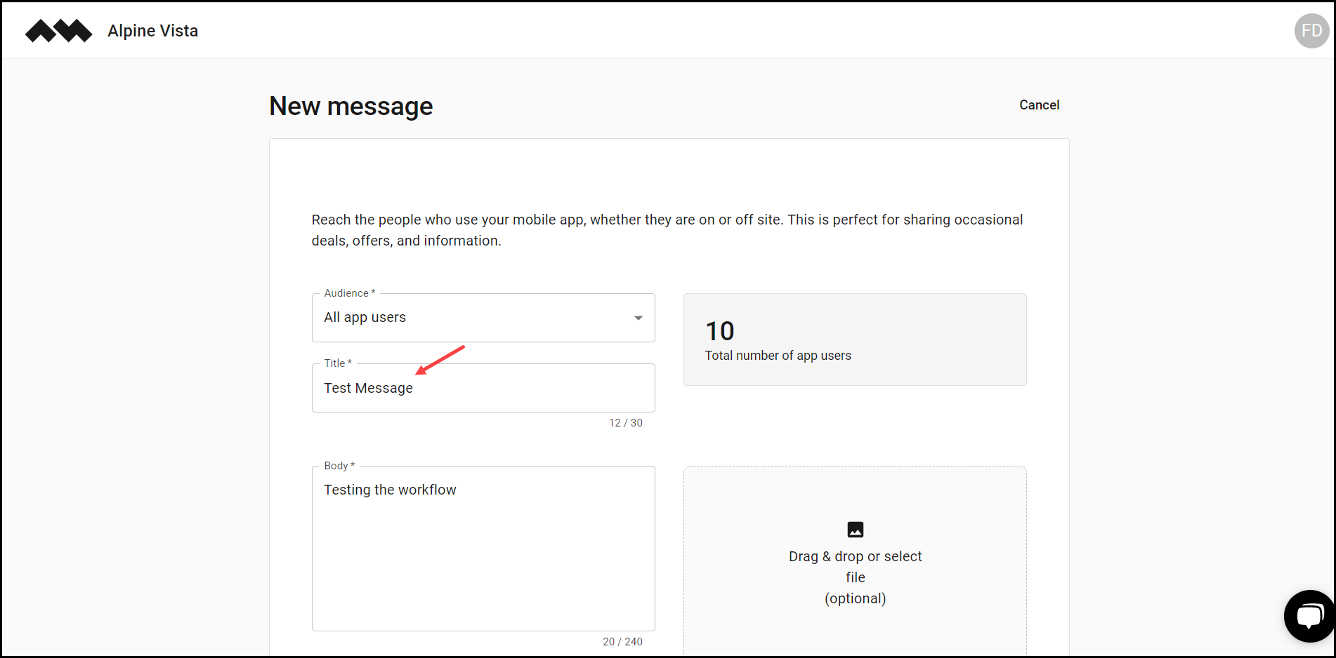 How to Add a Message?