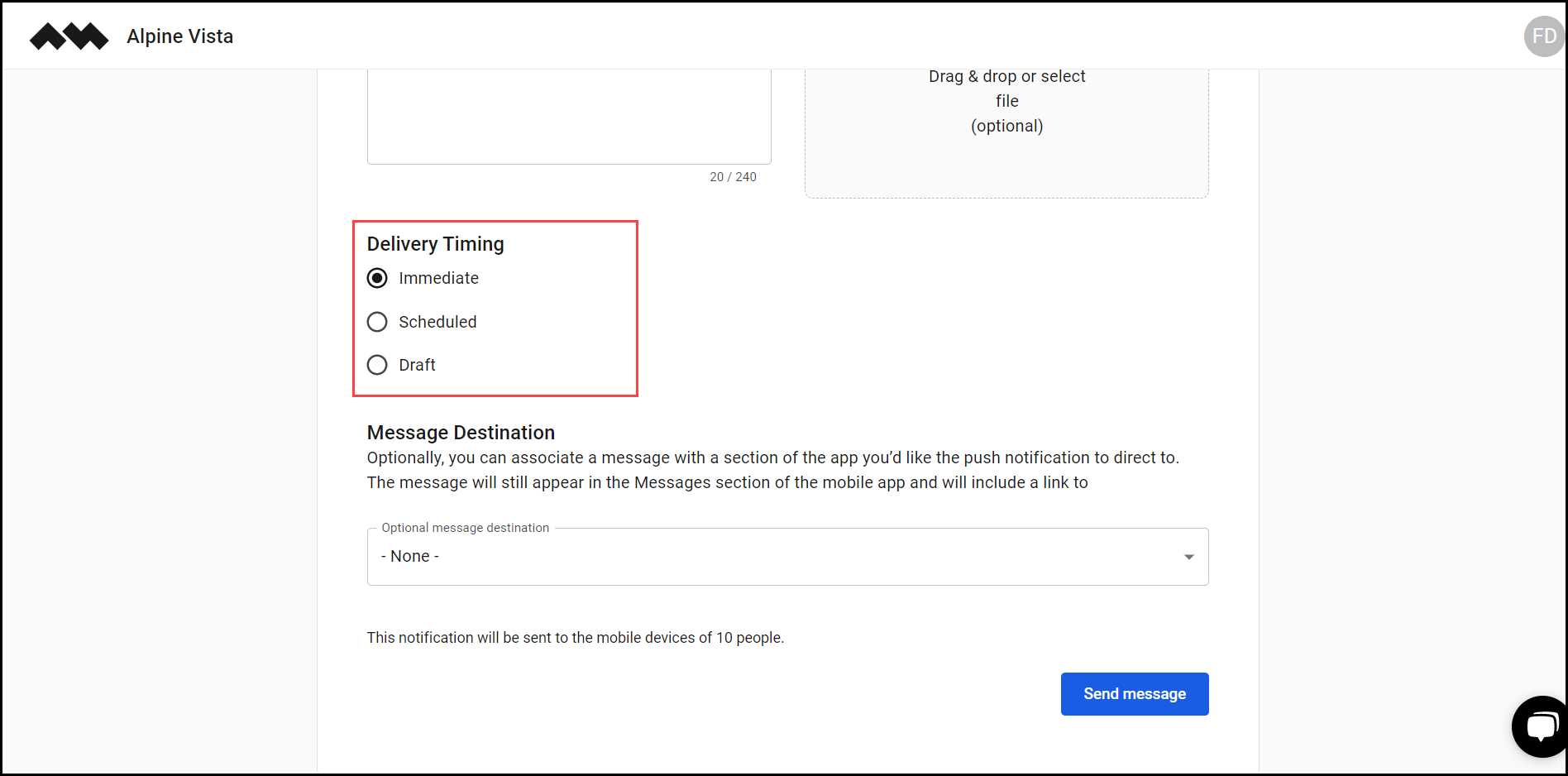 How to Add a Message?