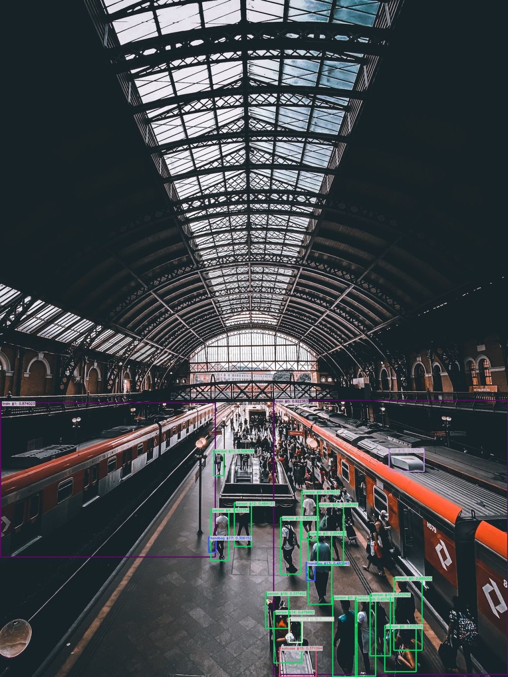 YOLOv7 real-time object detection with Ikomia API