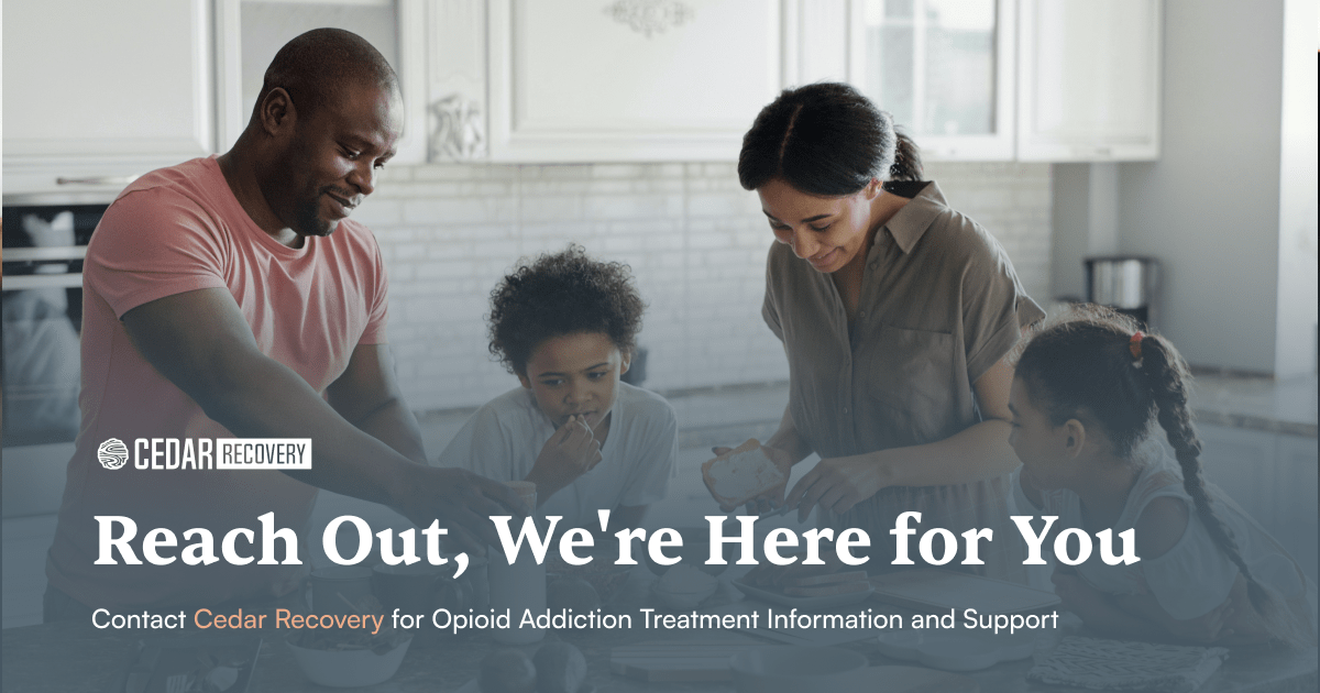 Contact Cedar Recovery: Opioid Addiction Information | Tennessee