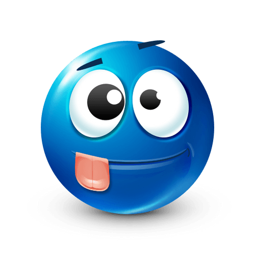 Blue Emoji or Joobi - Free Smiley Download