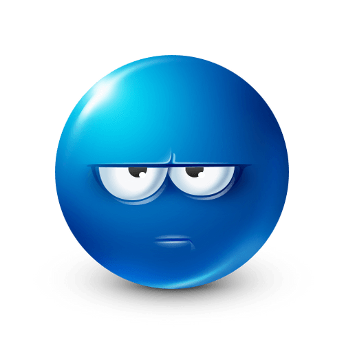 Blue Emoji or Joobi - Free Smiley Download