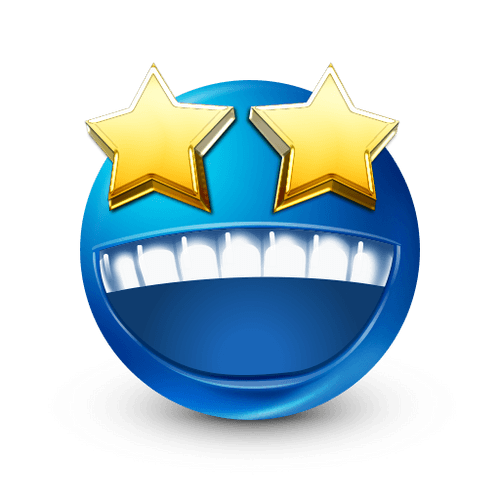 Blue Emoji or Joobi - Free Smiley Download