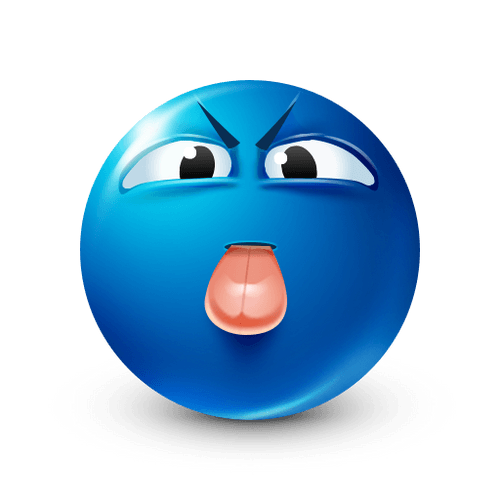 Blue Emoji or Joobi - Free Smiley Download