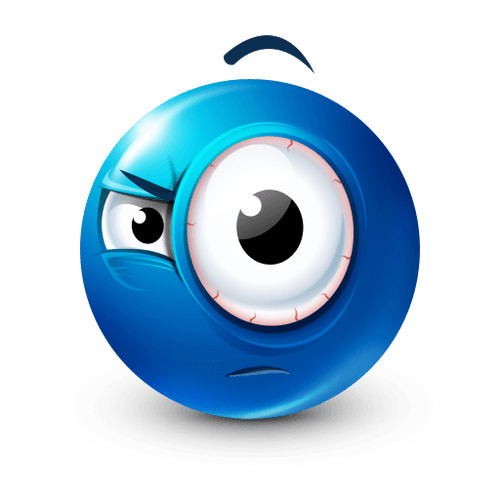 Blue Emoji or Joobi - Free Smiley Download