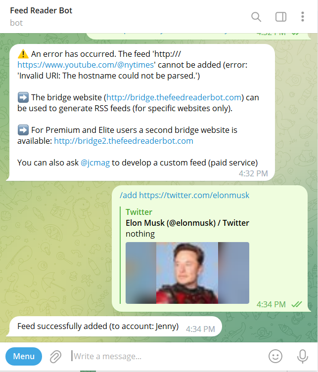 SaveDay Bot for Telegram