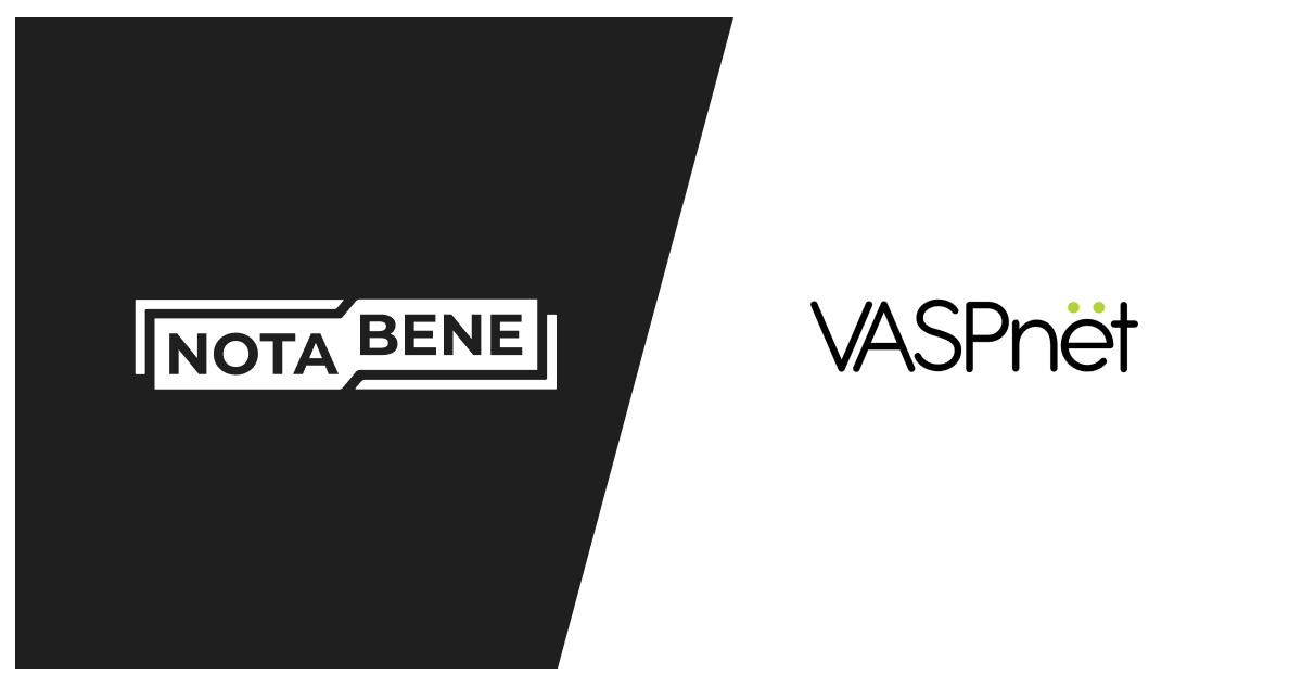 Notabene and VASPnet partner to bring real-time regulatory data to VASP due diligence. | VASPnet