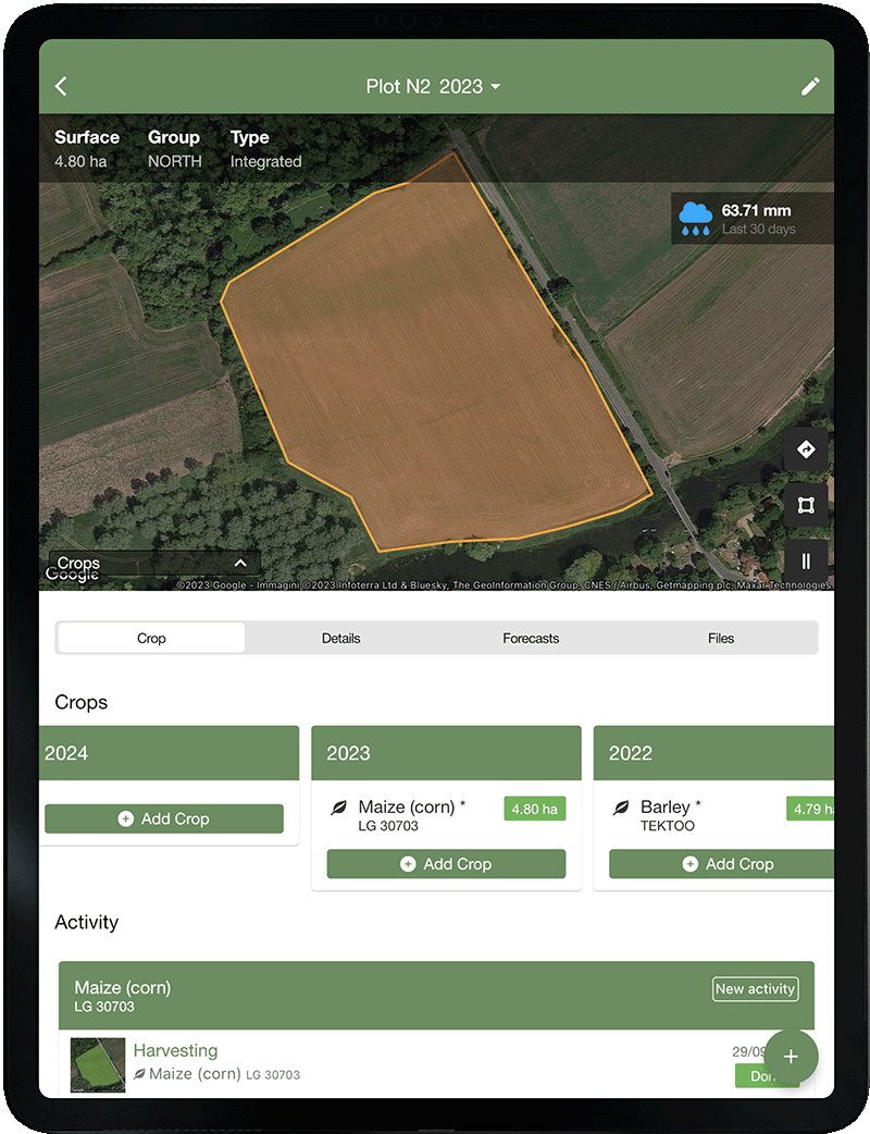 Managing Your Farm Fields via App | xFarm