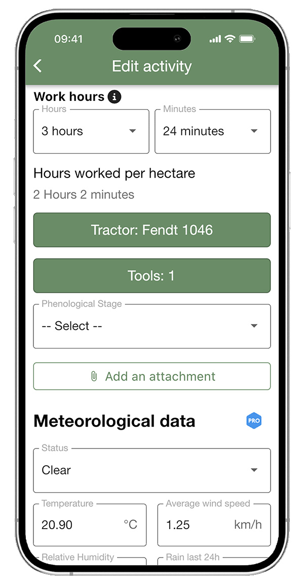 Agricultural machinery management via App | xFarm