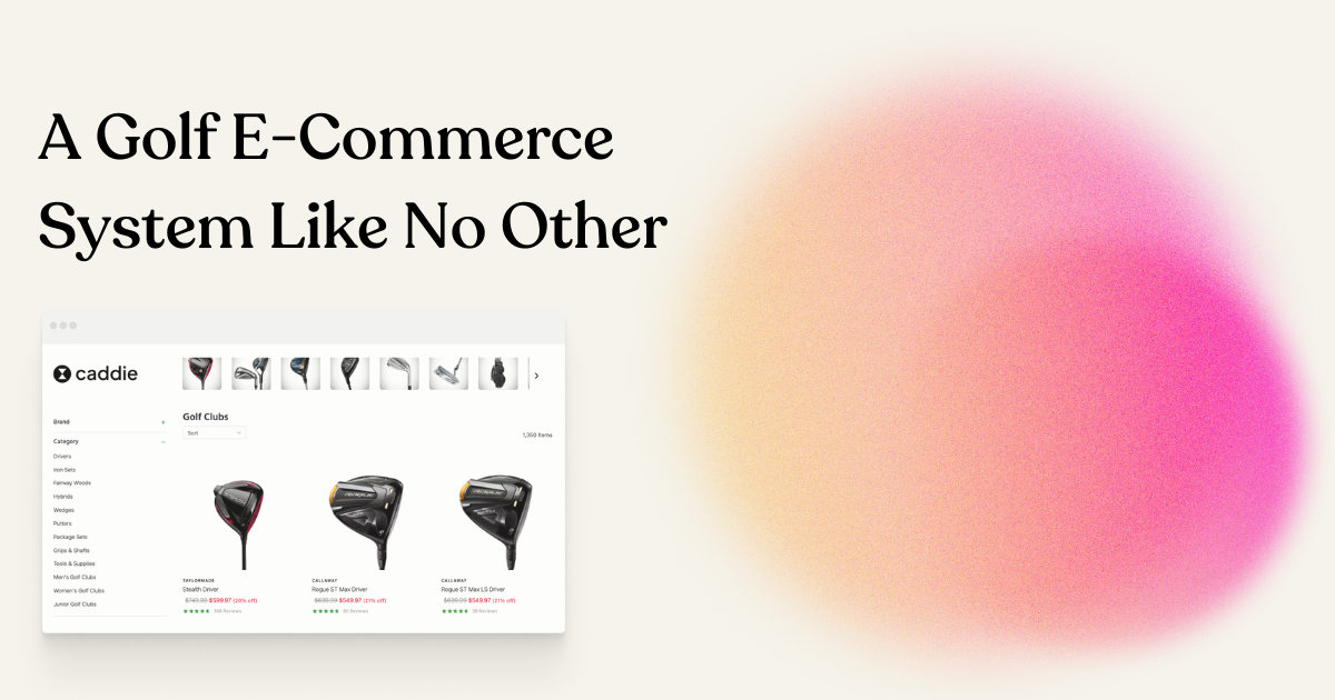 Caddie - Golf E-Commerce POS System